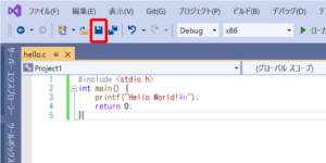 はじめてのC言語 Hello Wold!（Visual Studio Community 2019） | SAInoITnote