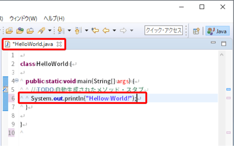 【前置きなし】Java、はじめてのプログラム Hello World! Eclipse編 | SAInoITnote