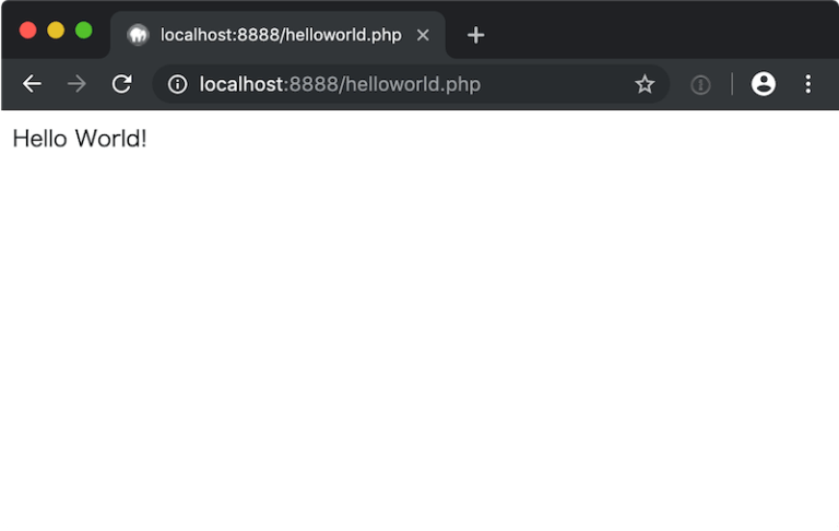 【前置きなし】MAMP PHPプログラム動作確認 Hello World! Mac 【2019年5月版】 | SAInoITnote